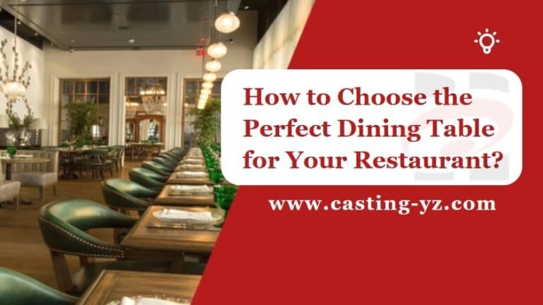 Choosing the Perfect Dining Table for Your Restaurant